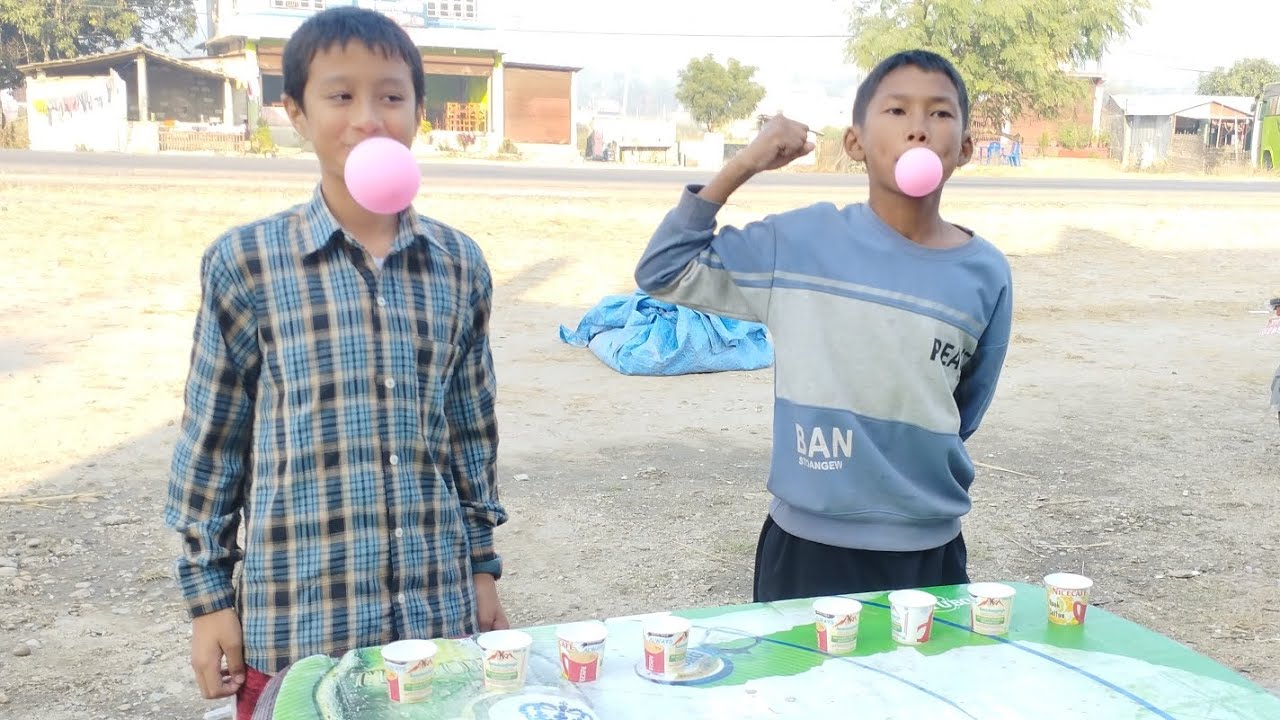 Cup Transfer Challenge🤣🎈 - YouTube