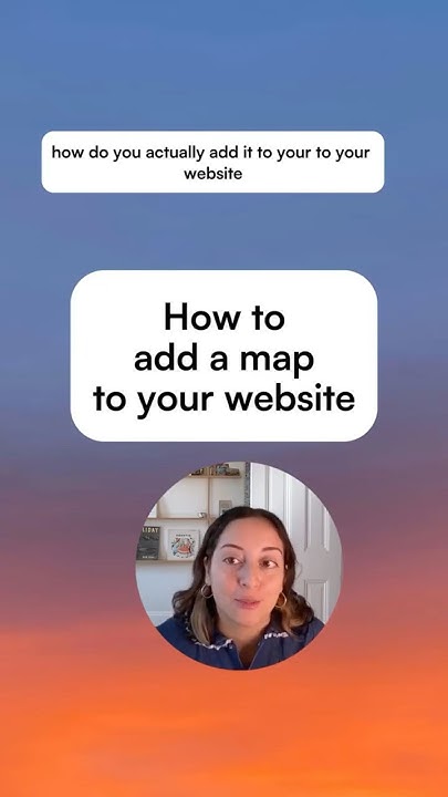 Easiest way to add an interactive map to your website - YouTube