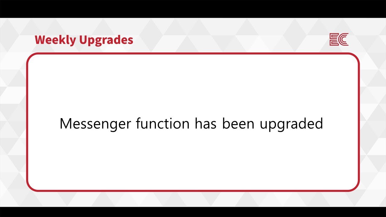 [ECOUNT Weekly Upgrades] Messenger function has been upgraded - YouTube
