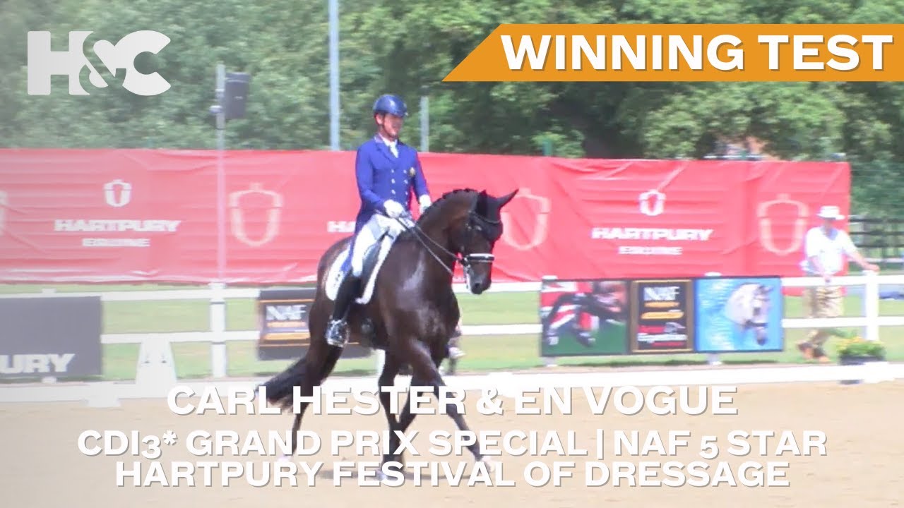 Carl Hester & En Vogue Win The CDI3* Grand Prix Special | NAF 5 ...