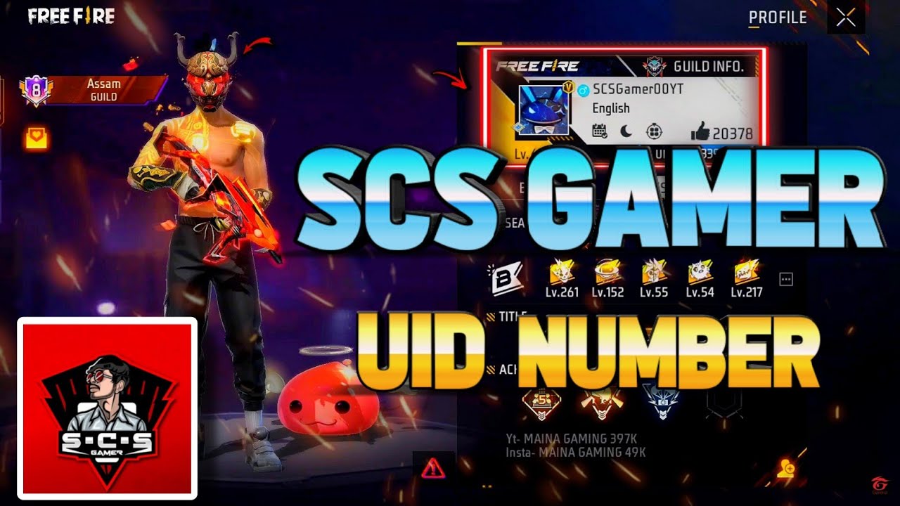 SCS GAMER UID | SCS GAMER ID 🔥 SCS GAMER KI UID | @ShivuZzzz_Gaming UID ...
