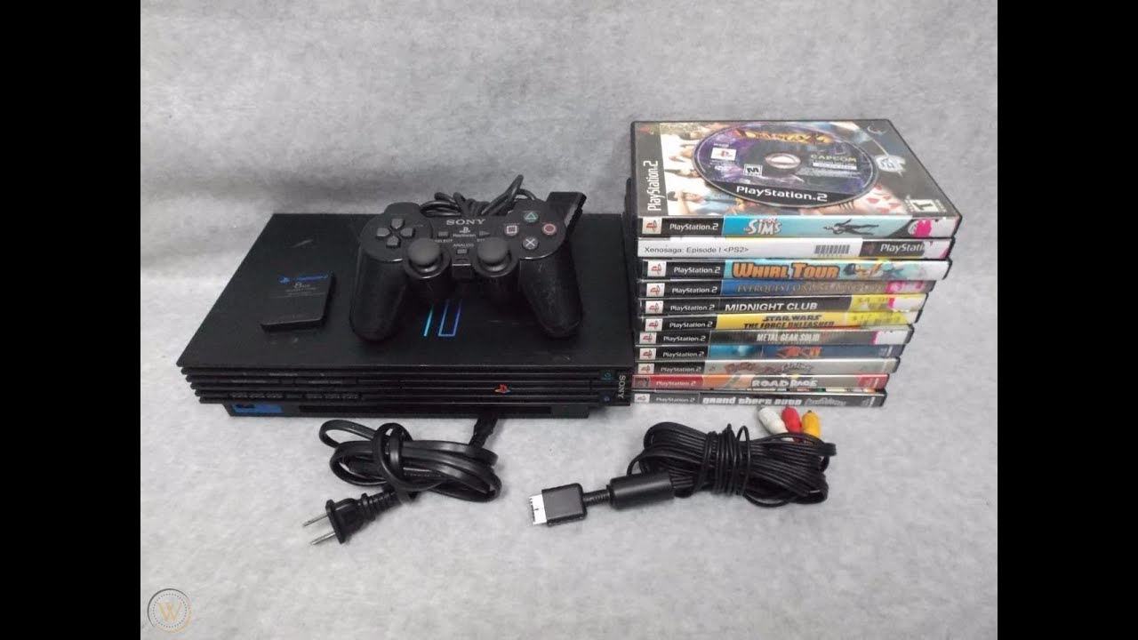 Efsane PS2 Satın Aldım Fat Kasa SCPH 50004 Model Yanında'da 12 PS2 Oyun ...