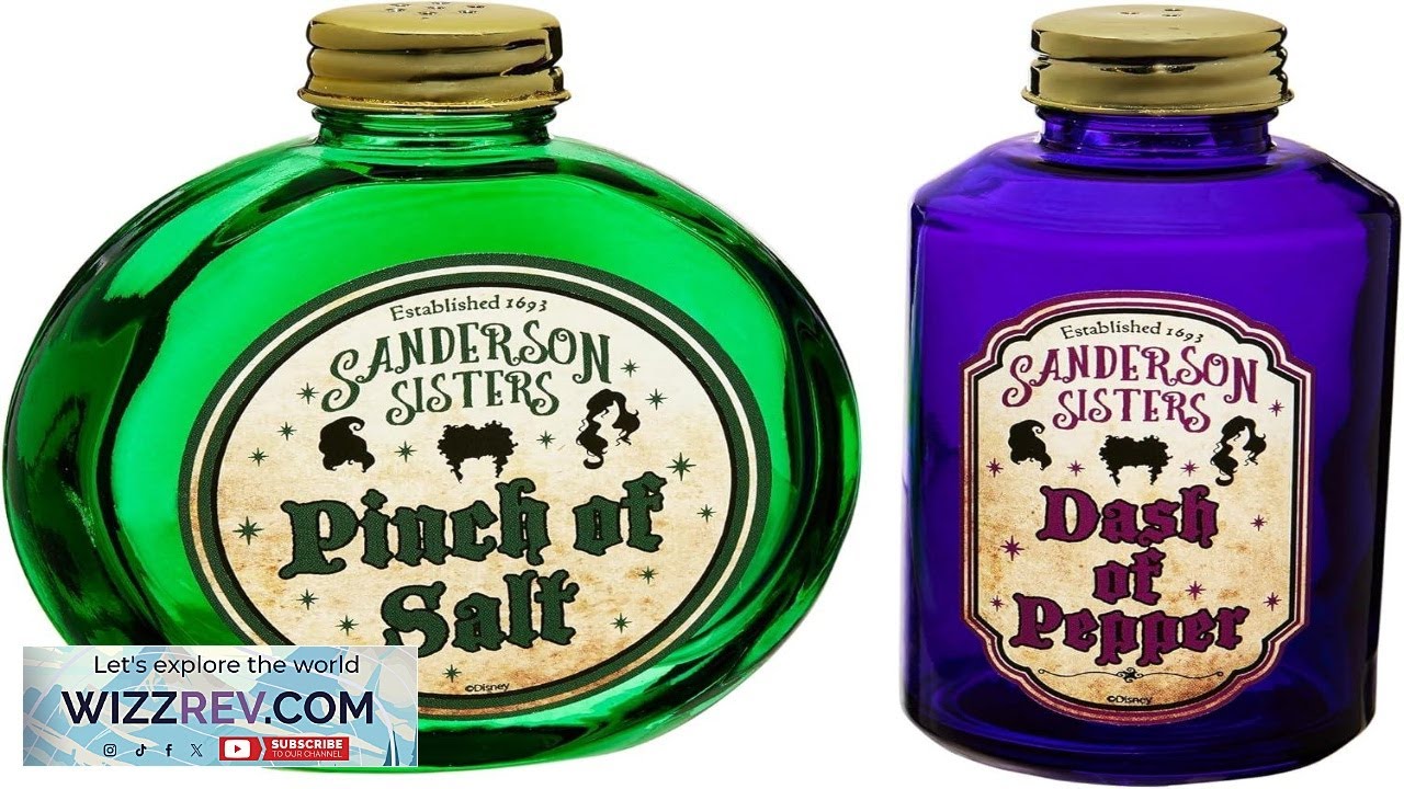 Spirit Halloween Hocus Pocus Salt and Pepper Shakers Set Officially ...