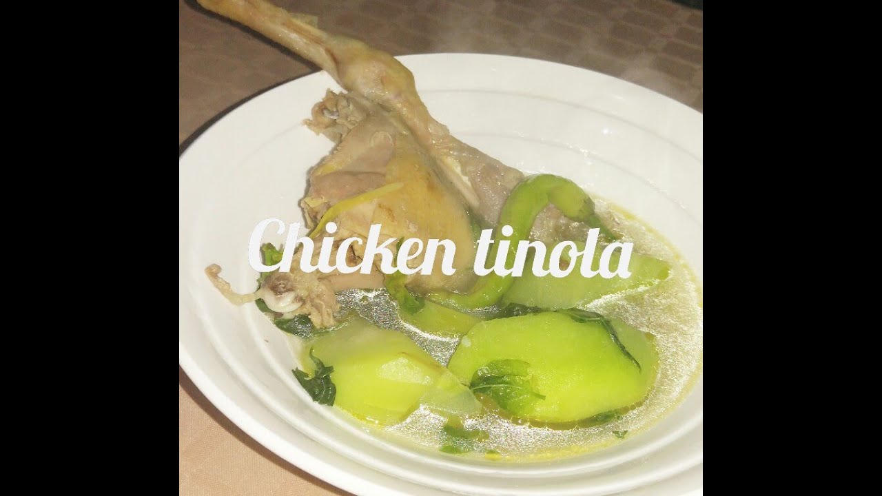 native chicken tinola recipe - YouTube