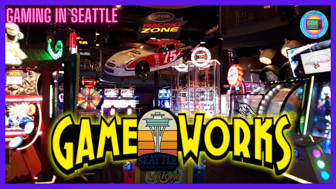 LOCAL DE ARCADES GAMEWORKS SEATTLE - YouTube
