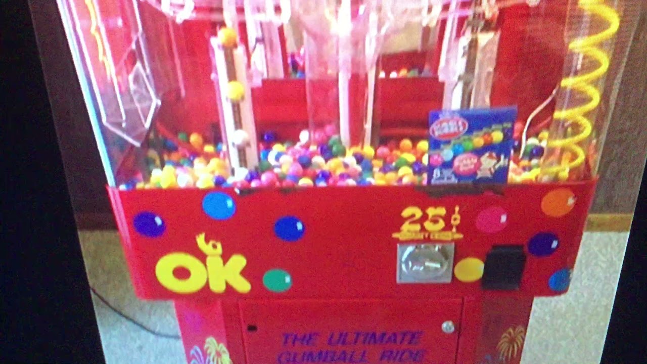 Gumball coaster machine with cartoon sounds - YouTube