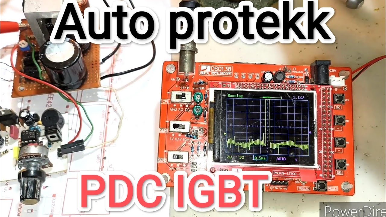 Cek Gelombang Driver IGBT auto protek Dengan Oscilloscope - YouTube