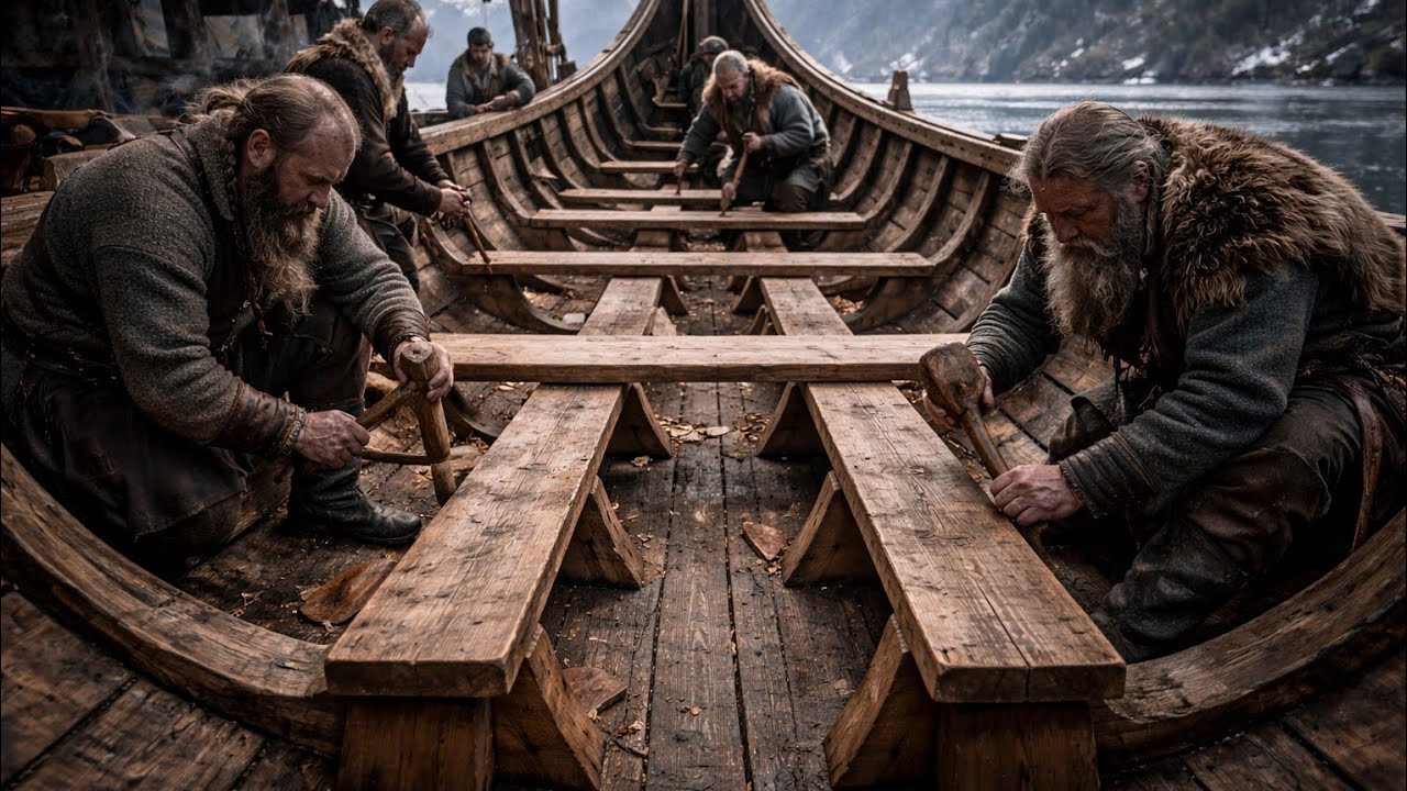 Behind the scenes of Viking ship construction in the Age of Ascension ...