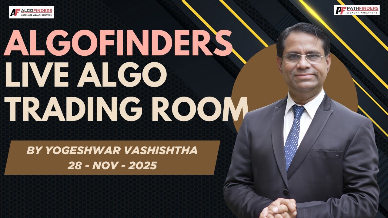 Algofinders Live Algo Trading Room by Yogeshwar Vashishtha (M-Tech–IIT ...