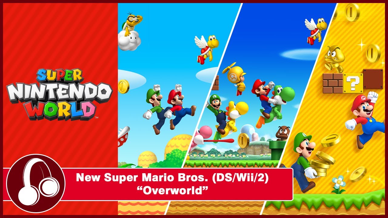 [Super Nintendo World] New Super Mario Bros (DS/Wii/2) - Overworld ...