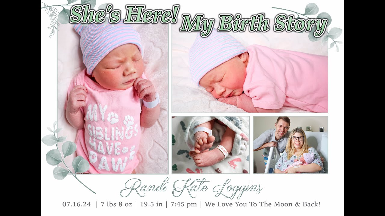 She's Here! My Birth Story! Welcoming Our First Baby! | REBECCA LOGGINS ...