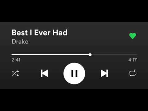 DRAKE• BEST I EVER HAD •Spotify Musik🔘 - YouTube