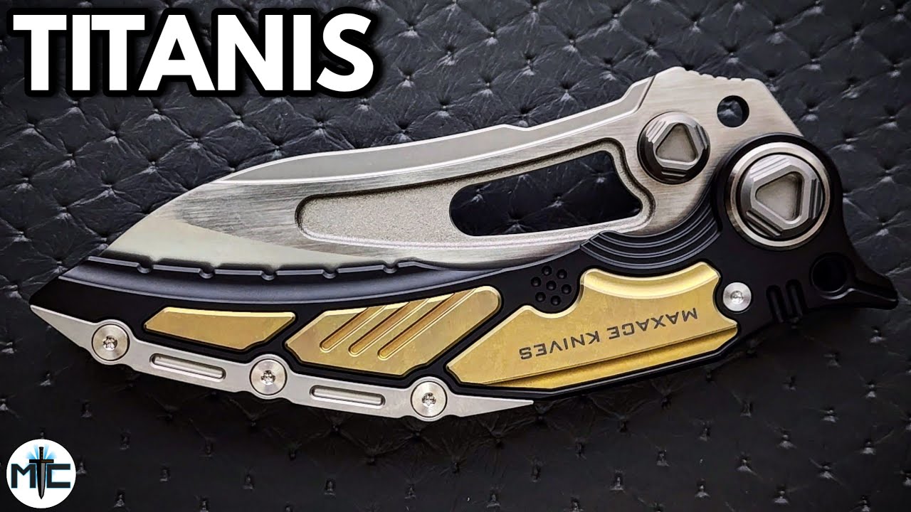 Yep, It's Ridiculously Huge - MAXACE Titanis Folding Knife - Overview ...
