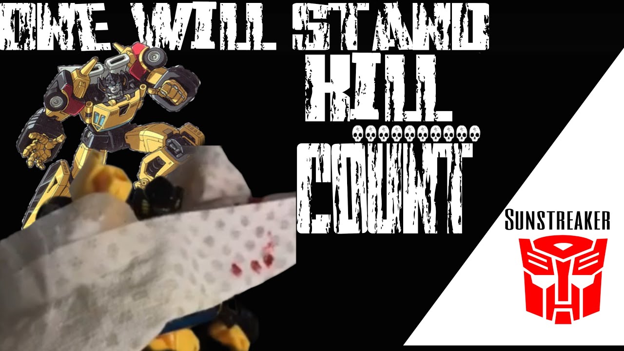 Transformers one will stand sunstreaker’s kill count | TRANSFORMERS STOP MOTION | - YouTube