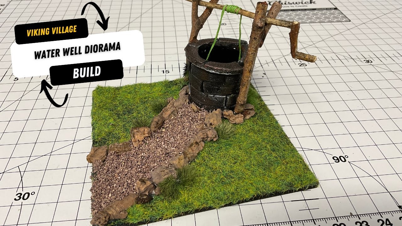Viking Village Water Well Diorama build ( Part 1 0f 2 ) ( Building ) # ...
