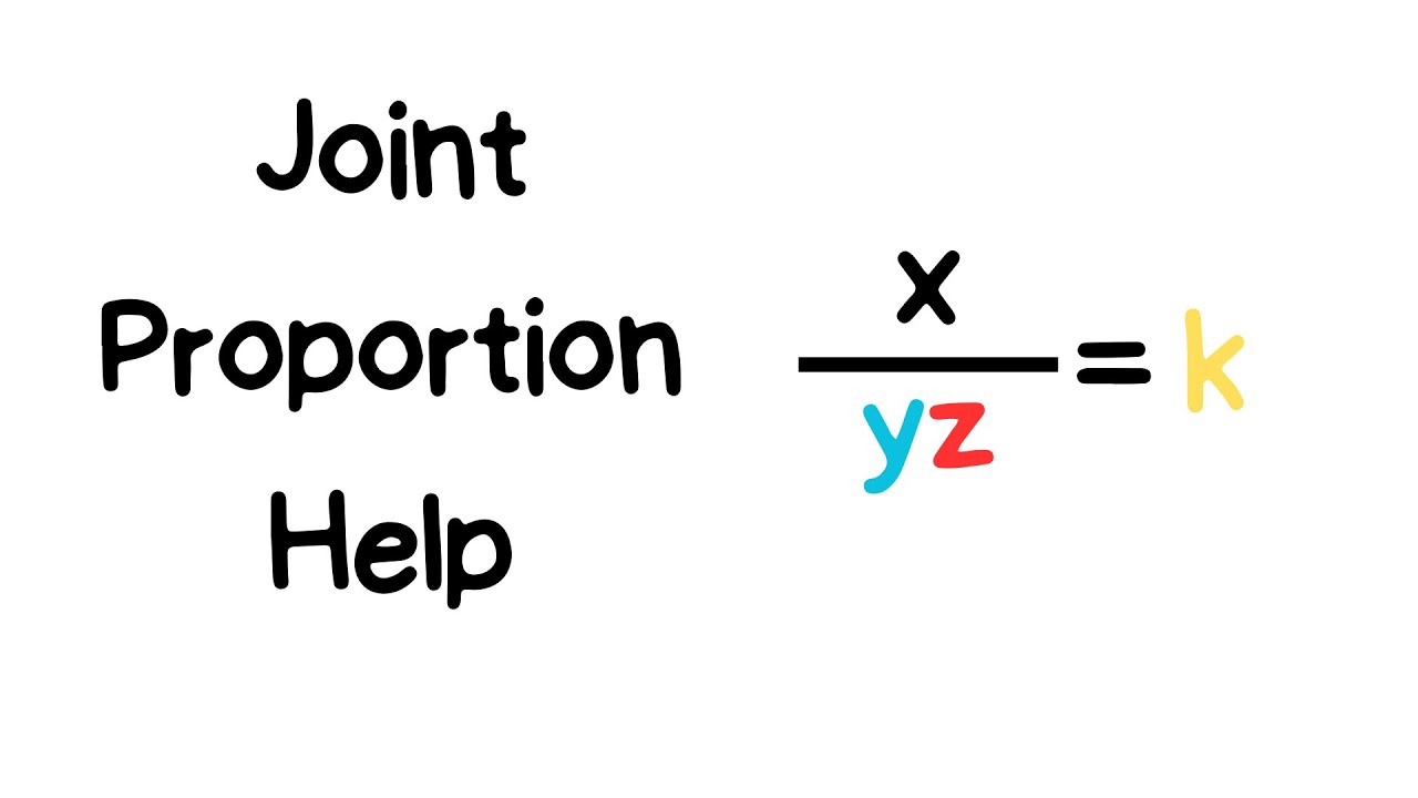 Joint Proportion Theory - YouTube