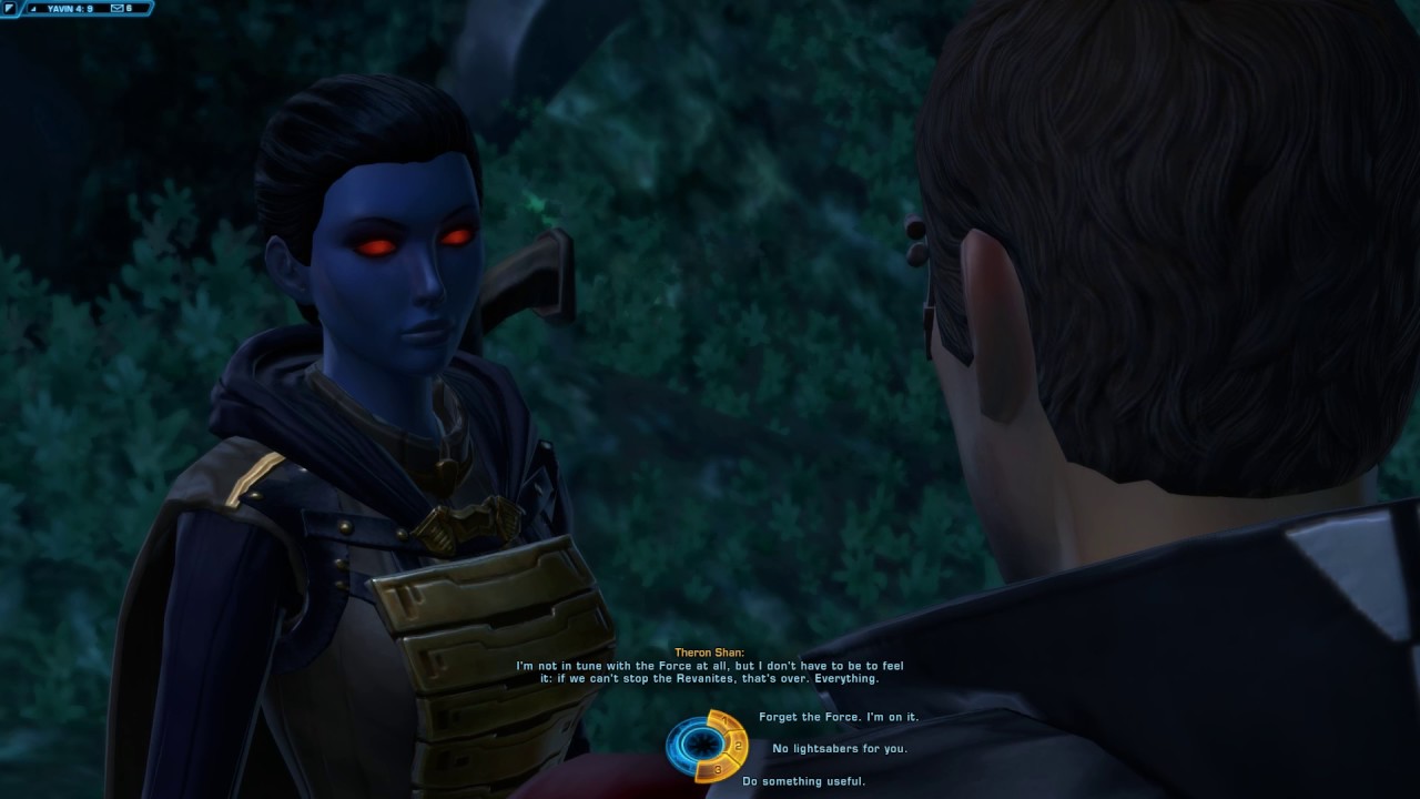 SWTOR visual update of face gestures is rather nice - YouTube