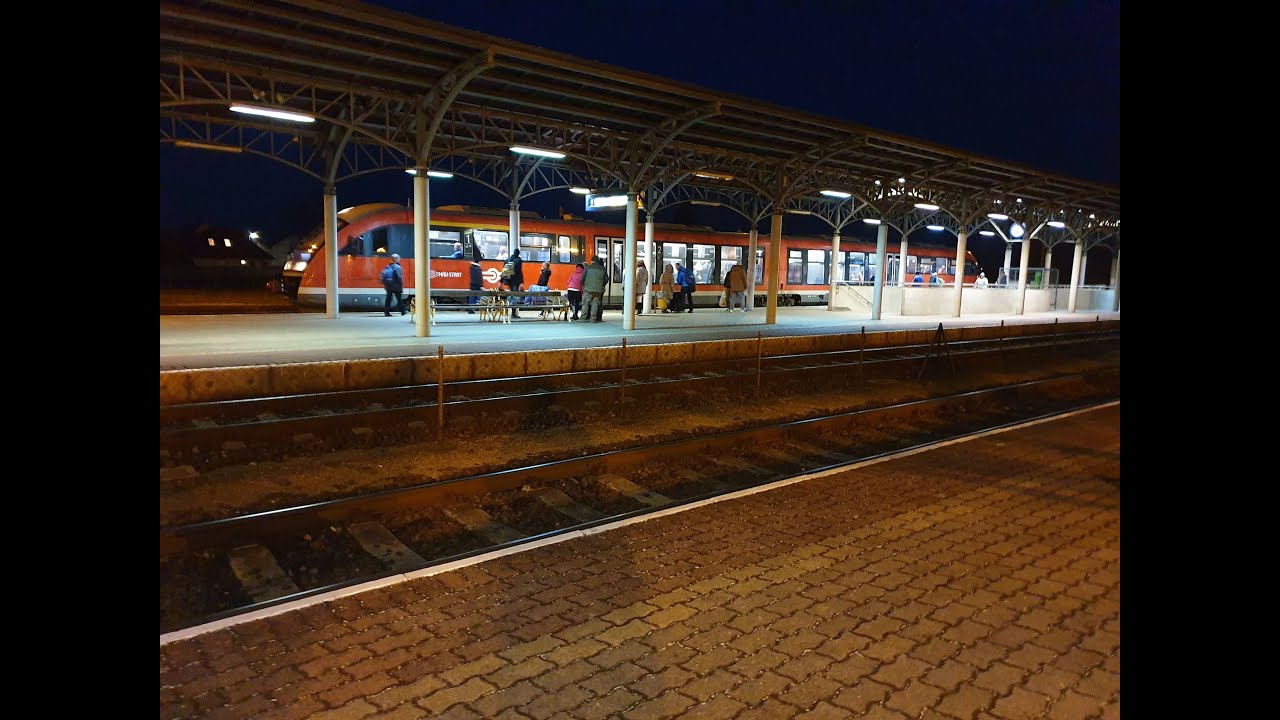 InterRegio bemondása Pápa (IR 9693-9696, 2020.02.09.) - YouTube