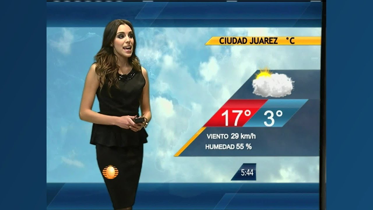 Maritza Solis 03 de Febrero 2014 Chica del Clima Televisa Juárez - YouTube