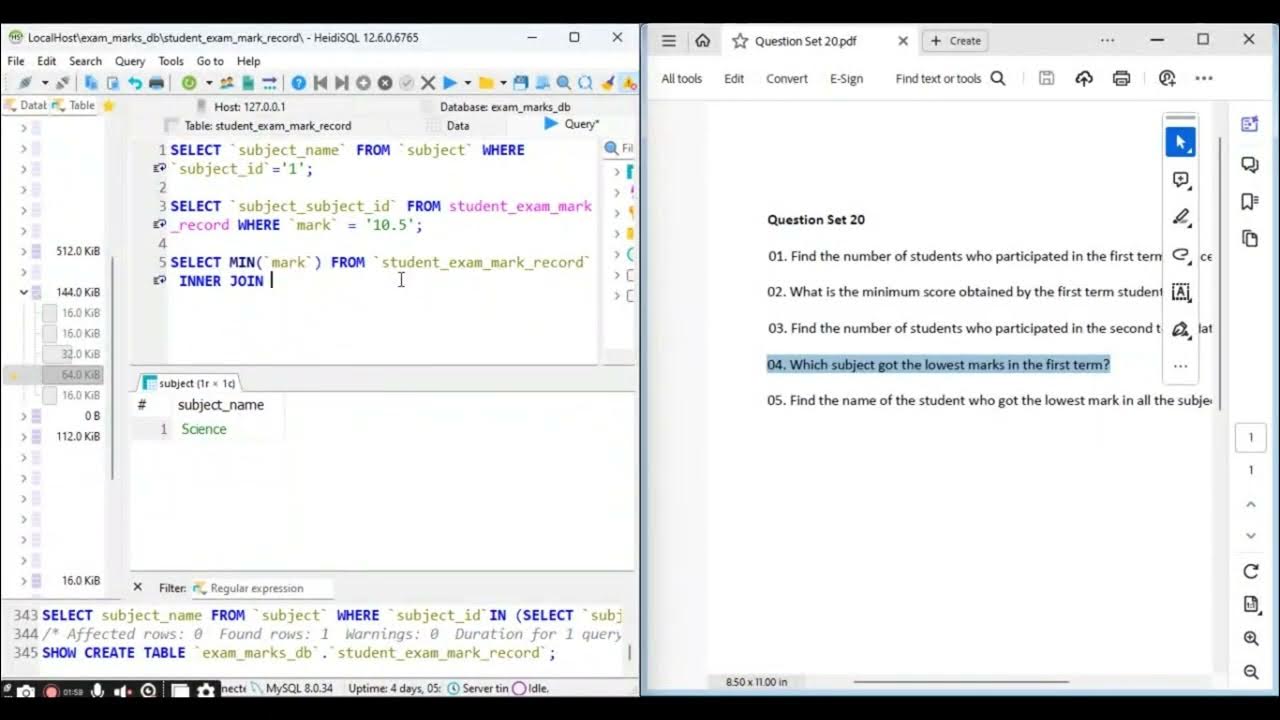 Database Management System I Task 20 | 1st Year | Java Institute - YouTube