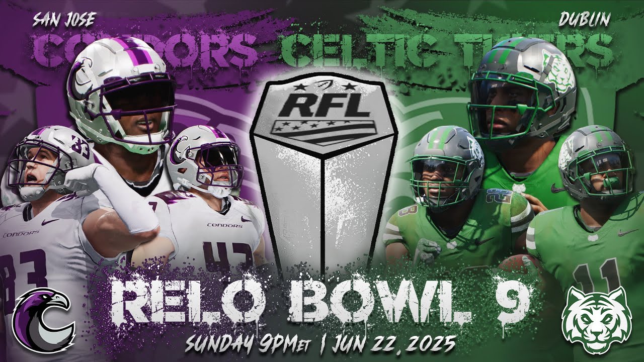 Madden 25: Celtic Tigers vs Condors, Relocation Bowl Championship ...