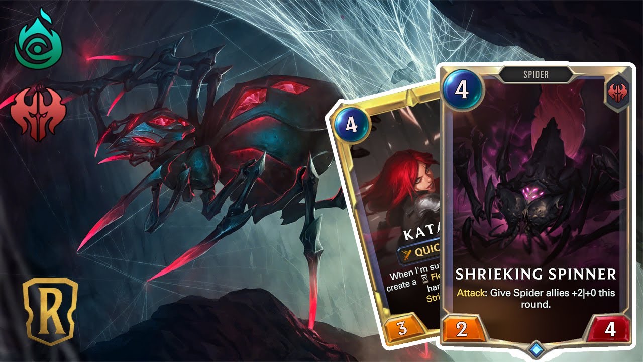 THE QUEEN OF SPIDERS IS BACK!! | Elise + Katarina deck | Legends of ...