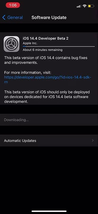 Ios14.4 Beta 2 Out Now (Dev) - YouTube