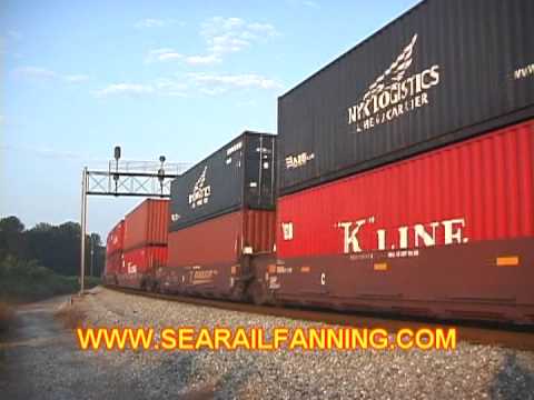 UP Rio Grande Heritage SD70ACe #1989 Leading NS I2G in Temple, GA - YouTube