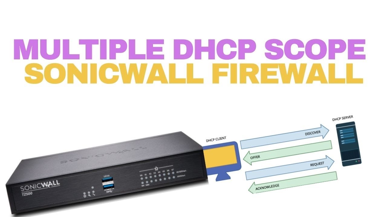 Creating DHCP Scope per Interface on Sonicwall Firewall - YouTube
