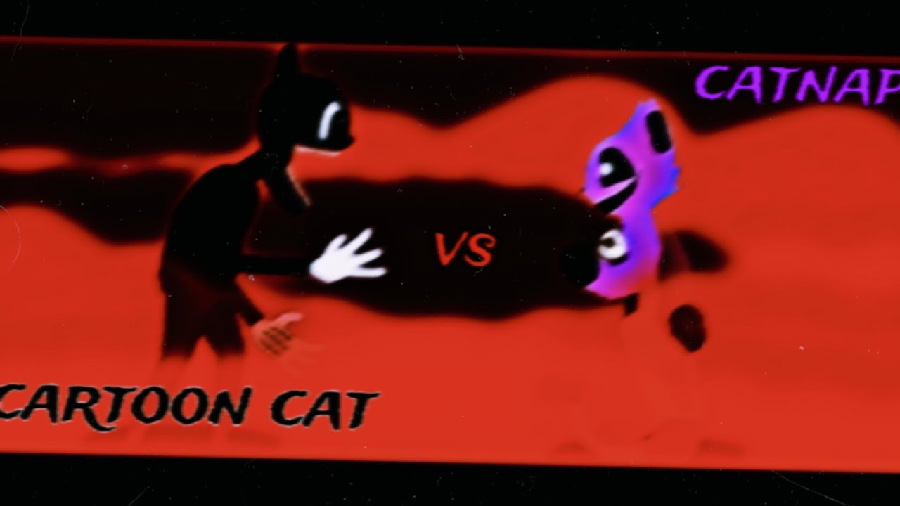 cartoon cat vs catnap ANIMATION (stick nodes). - YouTube