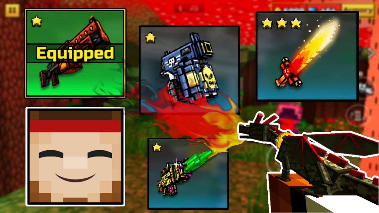 6 Weapons You Need In Pixel Gun 3D - YouTube