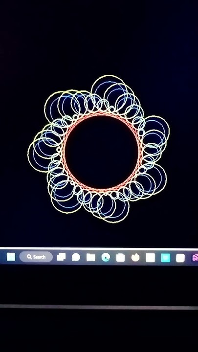 Beautiful design using python turtle graphics #shortsfeed #shortvideo #python #shorts - YouTube