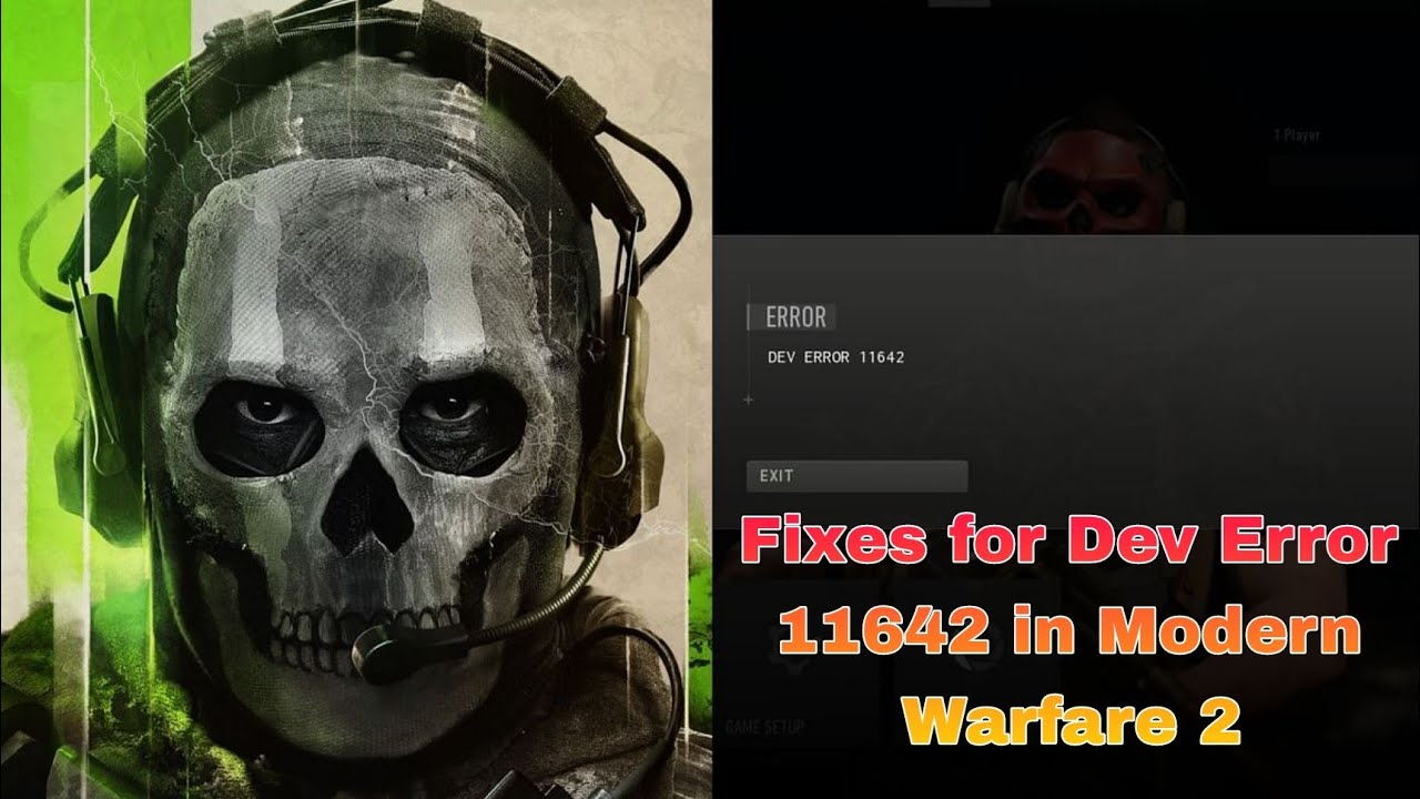 Fixes for Dev Error 11642 in Modern Warfare 2 - YouTube