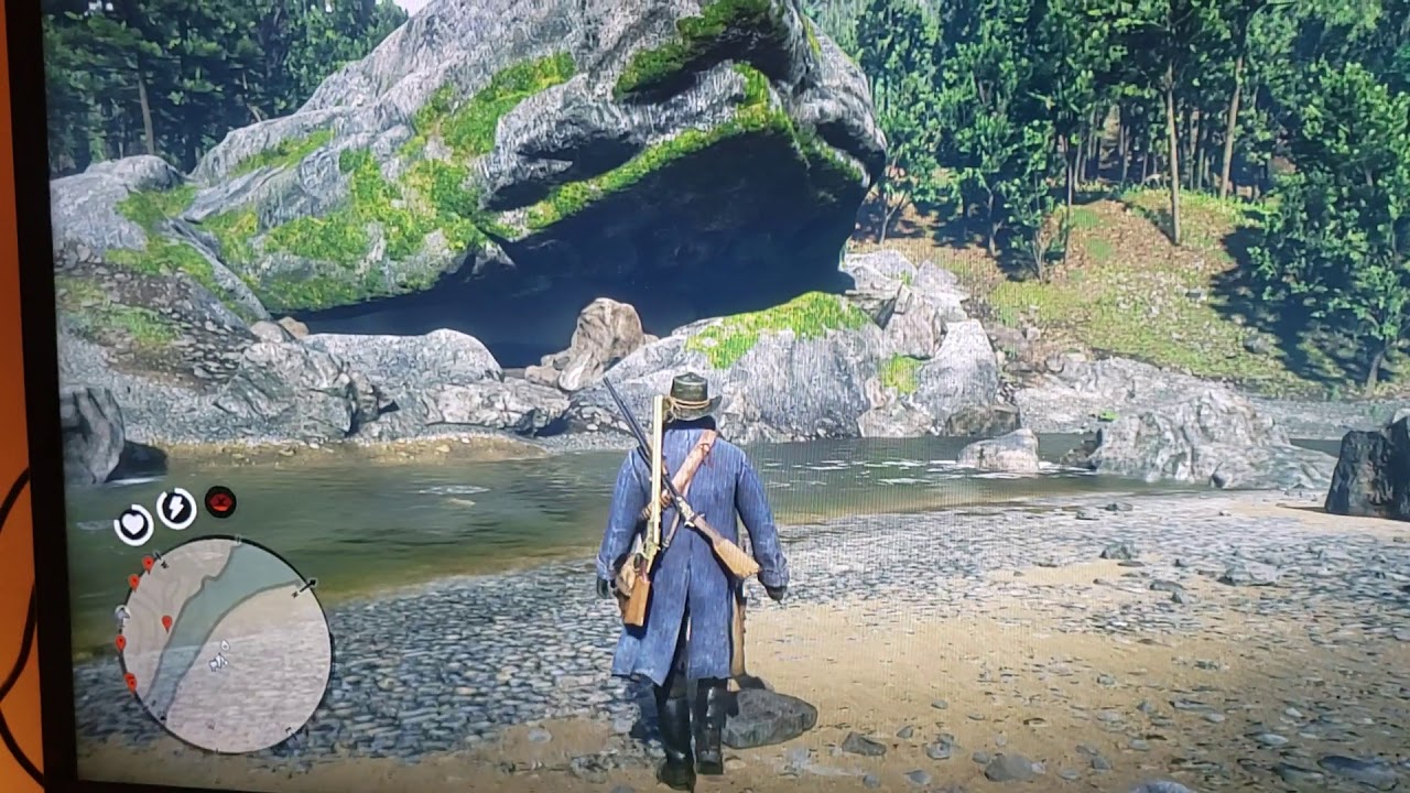 Red dead redemption 2. wolf man (wild man) cave found - YouTube