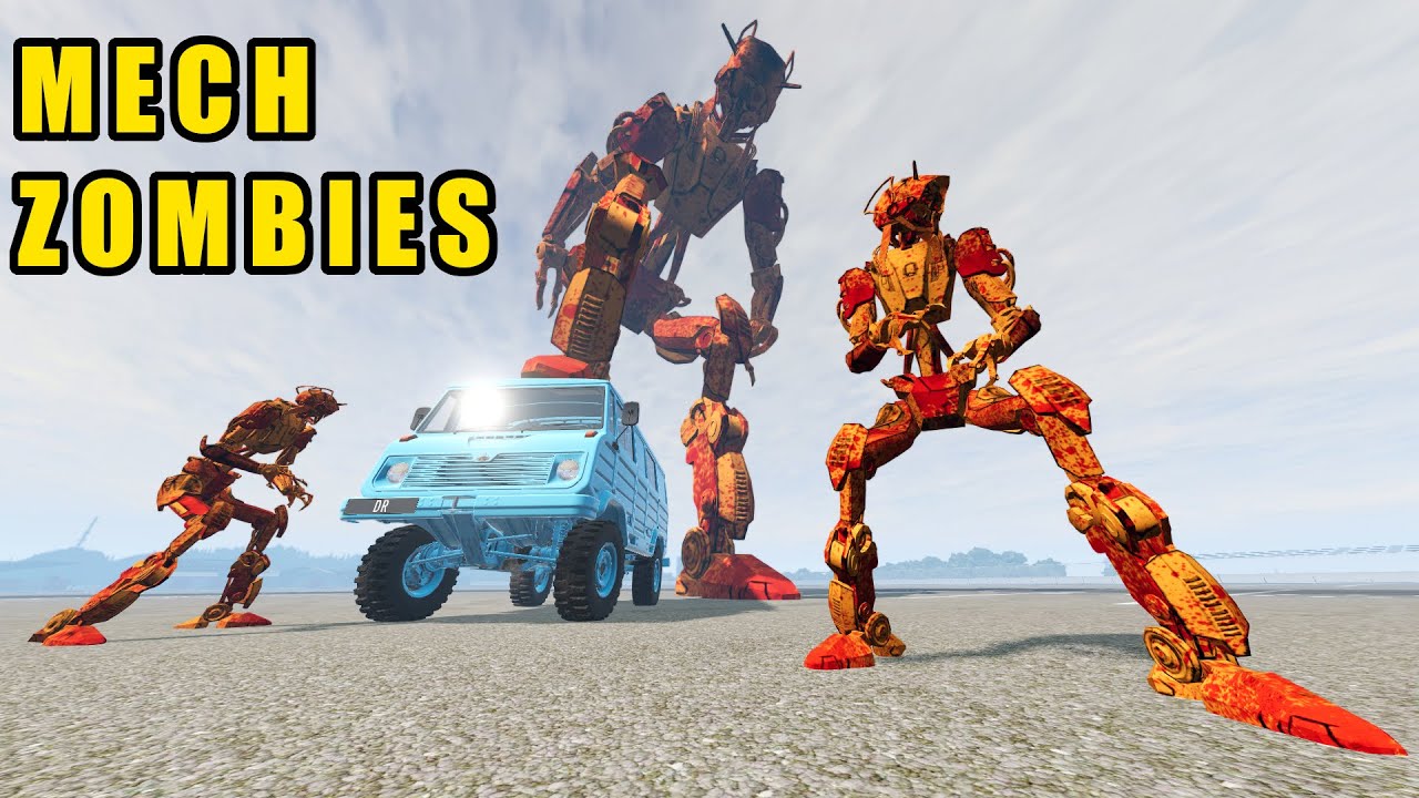 Mech Zombies Trailer – BeamNG Drive | Demolition Republic - YouTube