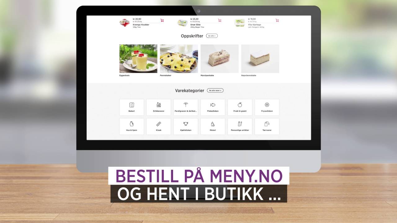 MENY åpner nettbutikk - YouTube