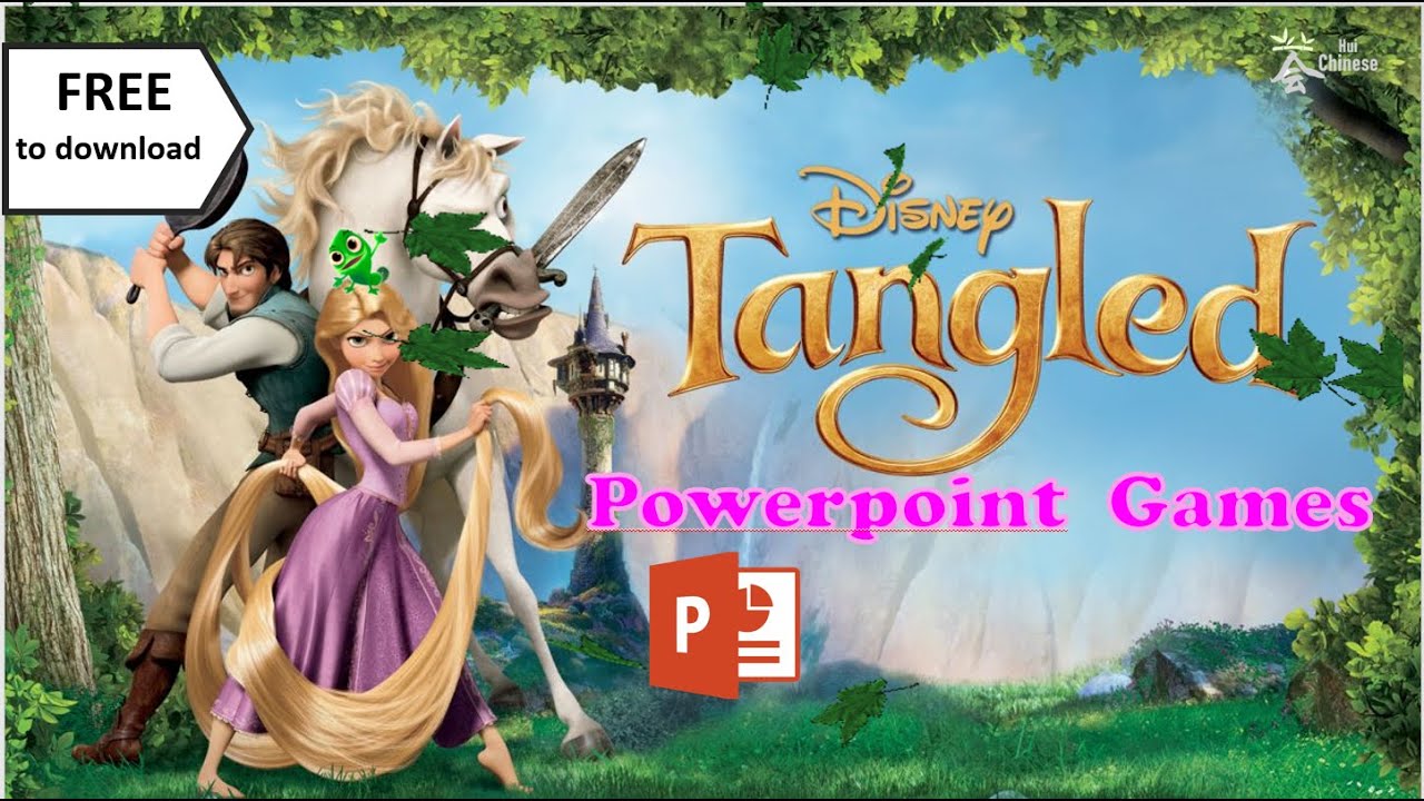 Tangled Rapunzel Powerpoint Game 長髮公主游戲課件 - YouTube