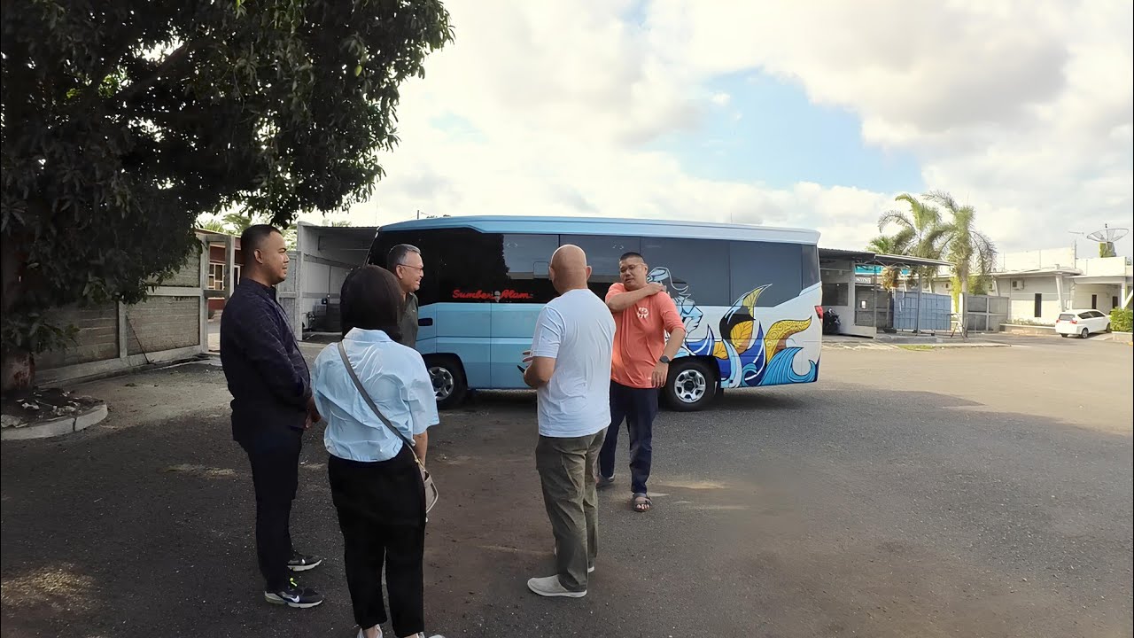 ADA APA INI⁉️ BOS SUMBER ALAM PAK ANTONI BARBAR DI GARASI BUS EFISIENSI ...