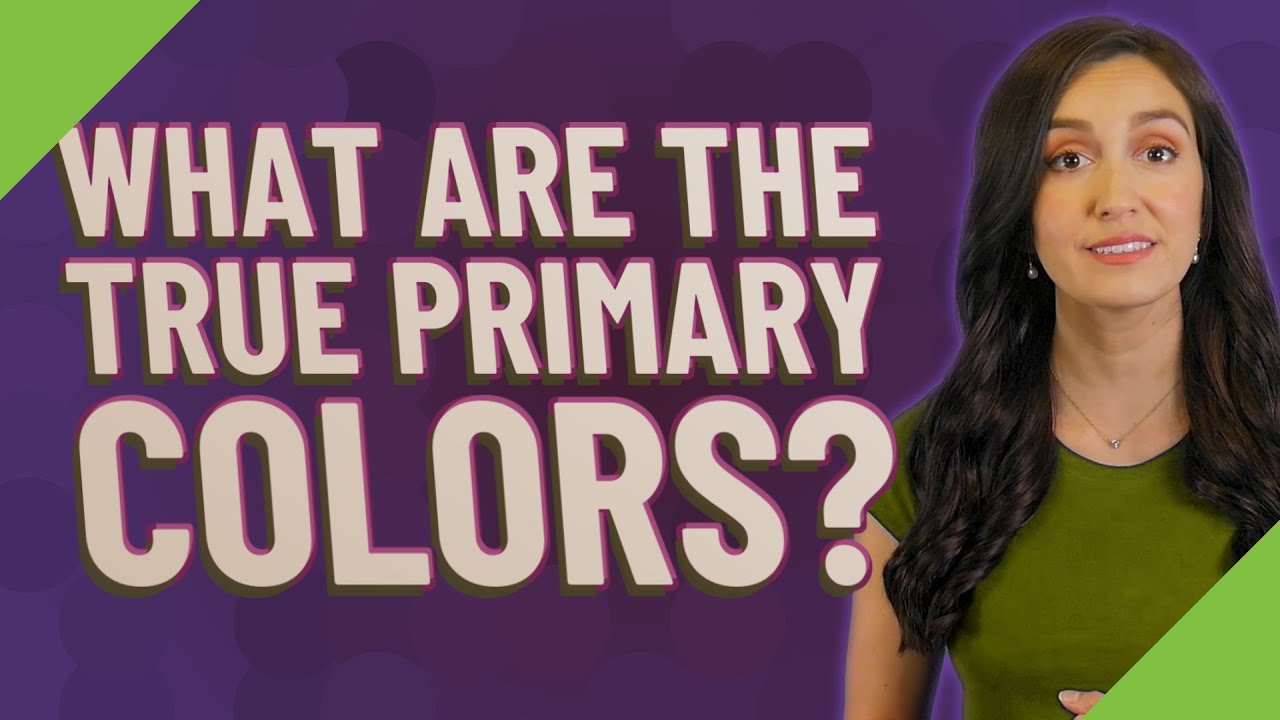 What are the true primary colors? - YouTube