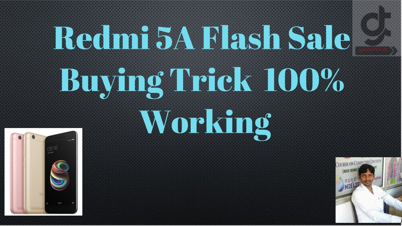 Redmi 5A Flash Sale Buying Trick (Gmind Tech ) - YouTube