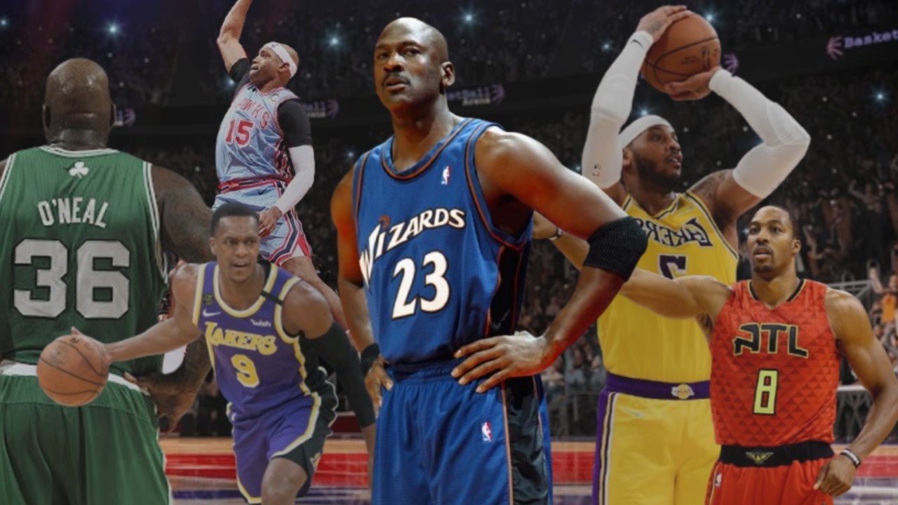 Washed NBA Legends Who Were Still Getting Buckets 🔥 | MJ, Melo, Vince ...