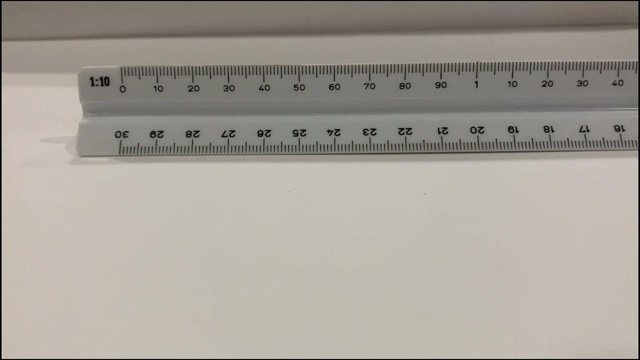 How to use or read scale ruler ? For beginners - YouTube