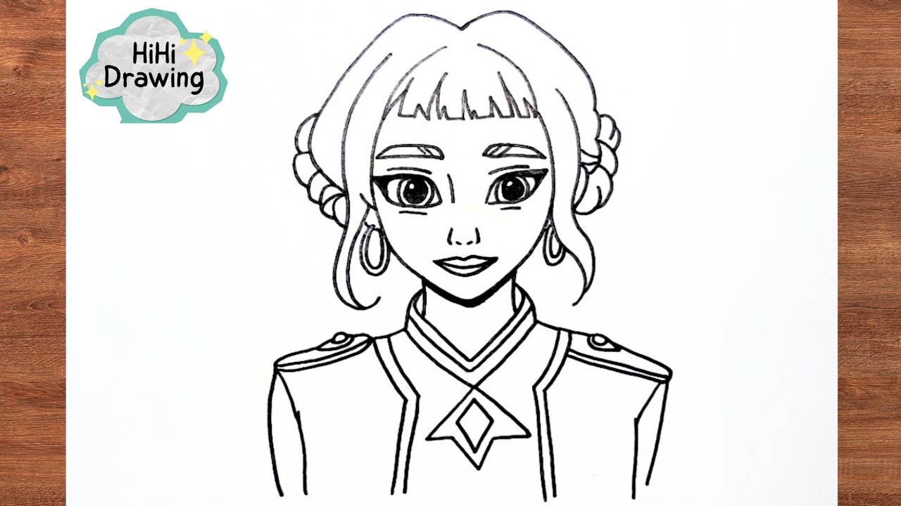 How to Draw ZOEY from Kpop Demon Hunters | Easy Drawing Step by Step ...