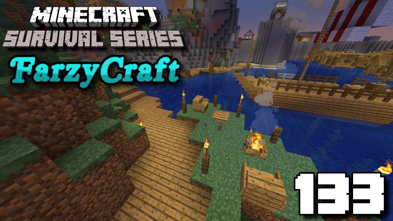 Beautiful Waterside Walkway! - Minecraft Survival Series: FarzyCraft ...
