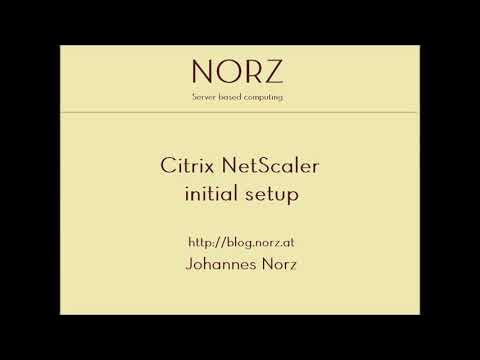 First steps: Seting up your NetScaler, initial setup, lizensing and IP addressing - YouTube