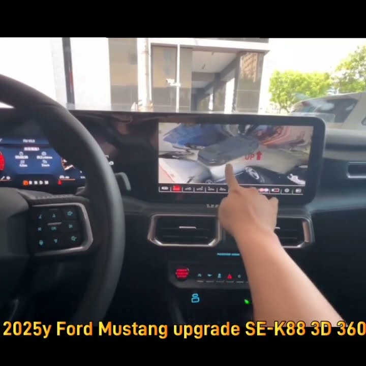 2025 Ford Mustang 360 Surround bird view camera system SYNC4/SYNC 4 ...