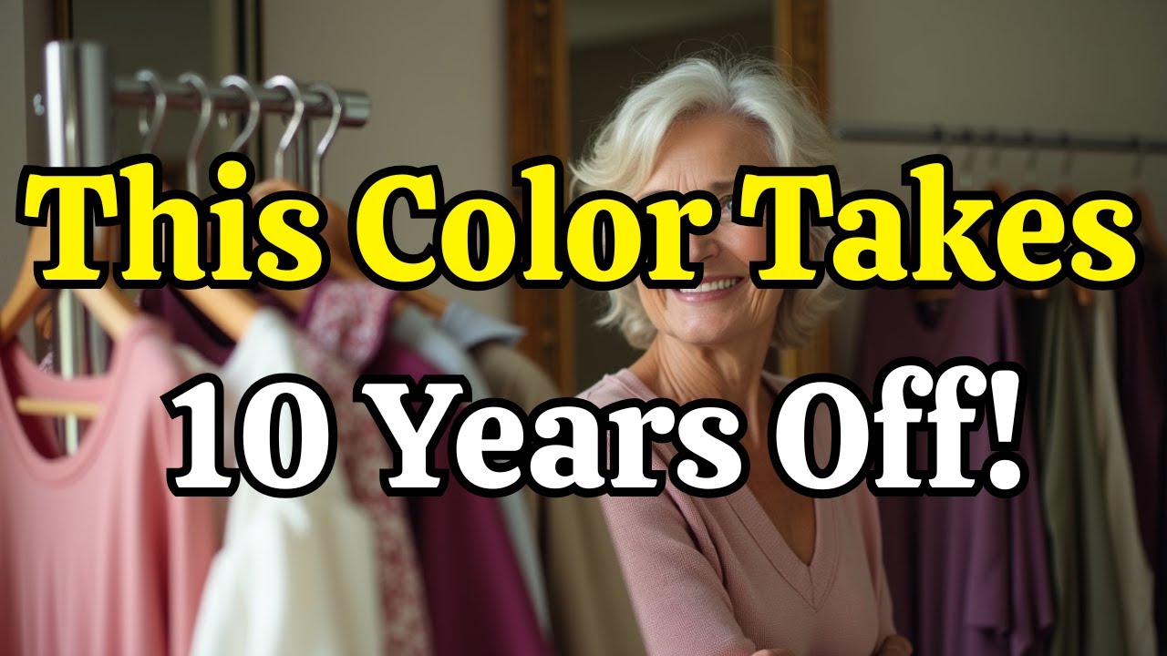 5 Colors That Make Women Over 60 Look Radiant Instantly - YouTube