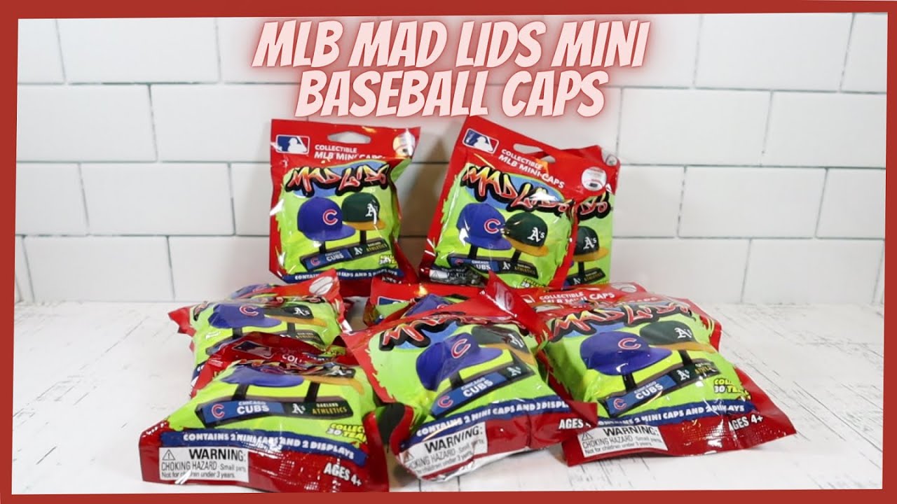 Party Animal Mad Lids MLB Mini Baseball Cap Blind Bags - YouTube