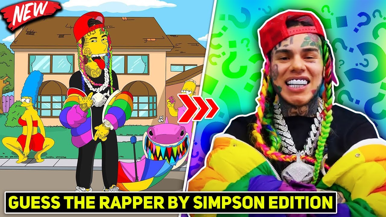 GUESS THE RAPPER BY SIMPSON EDITION CHALLENGE! (HARD) - YouTube