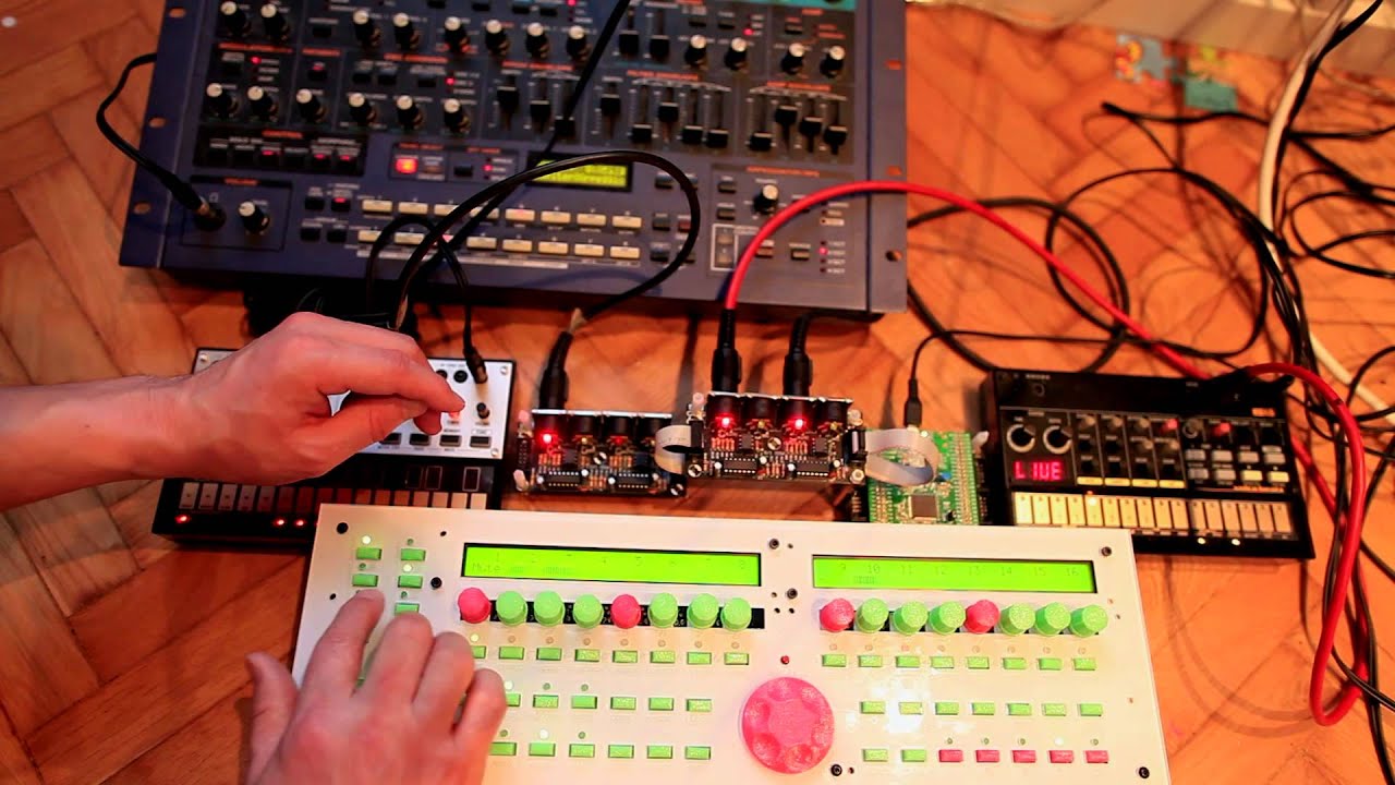 midibox seq v4 first touch - YouTube